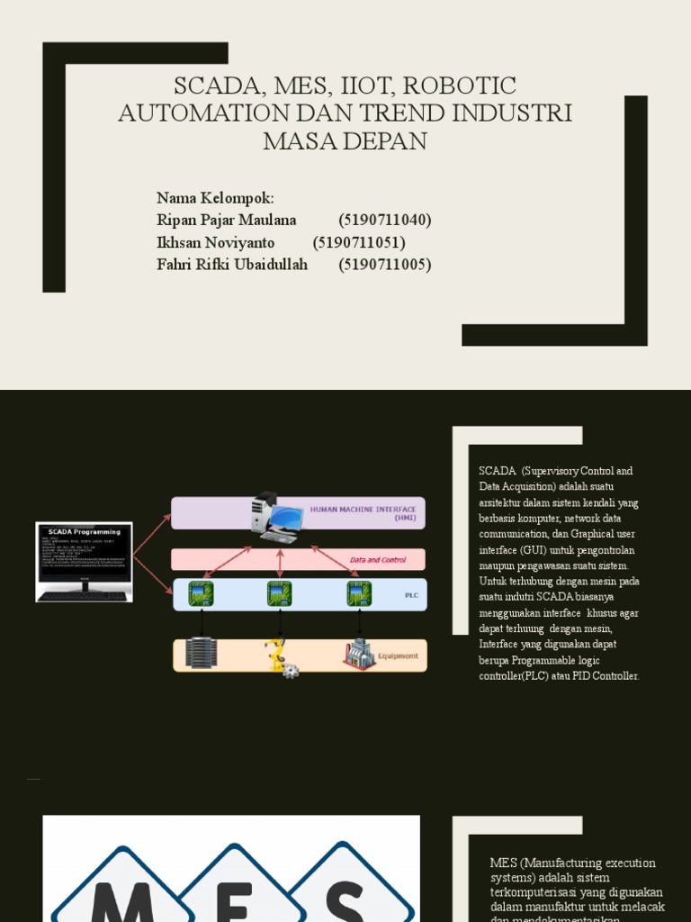 SCADA, MES, IIOT, Robotic Automation | PDF
