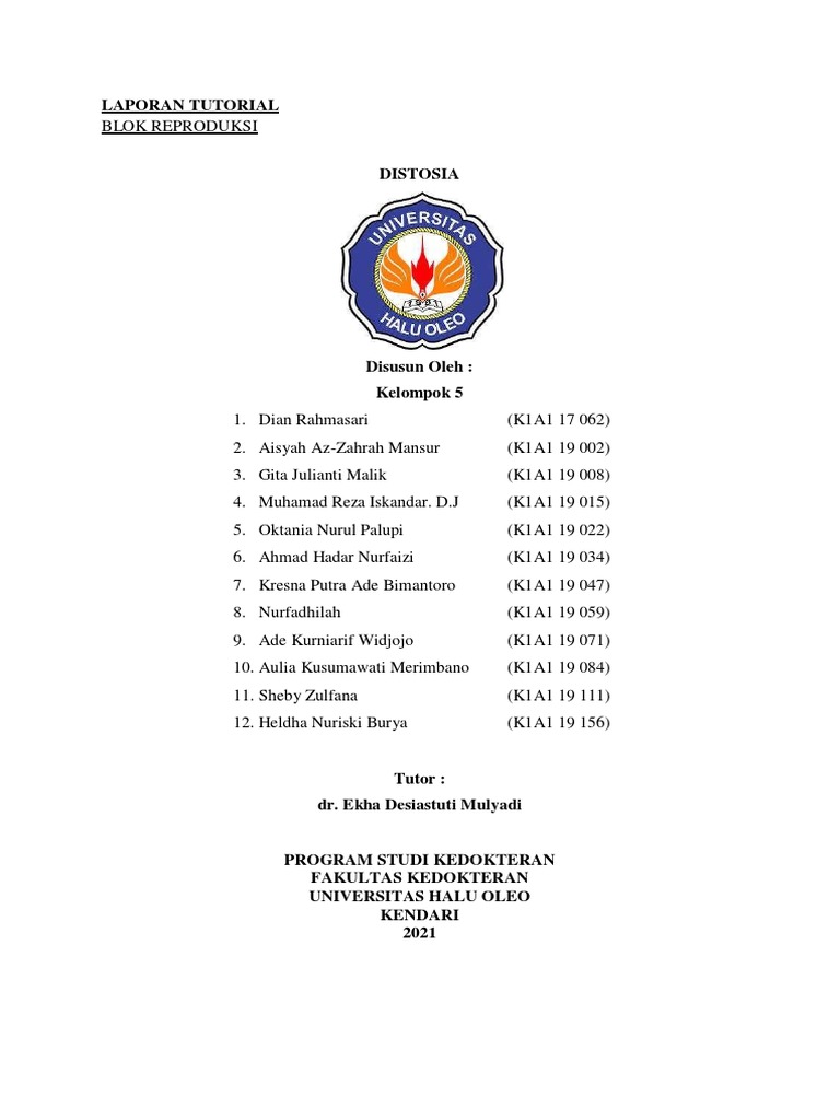 Panduan Lengkap Distosia dalam Reproduksi | PDF