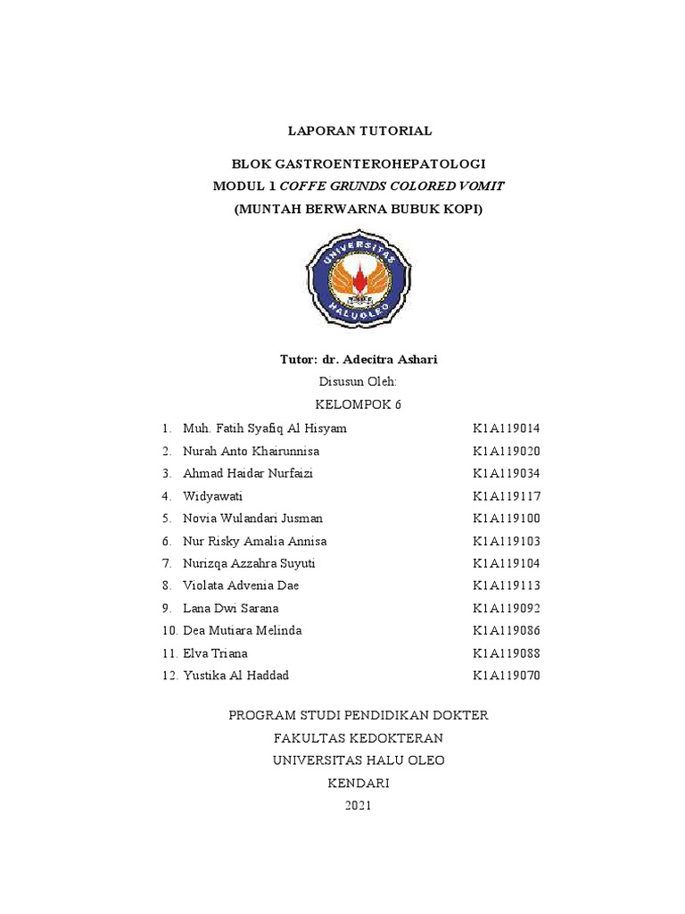 Laporan Tutorial Modul 1 Kelompok 6 | PDF