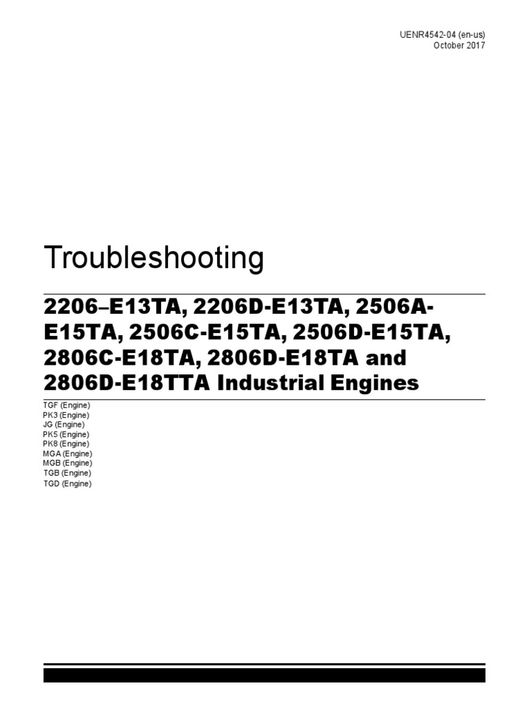 TSG - Uenr4542-4 | PDF | Turbocharger | Electrical Connector