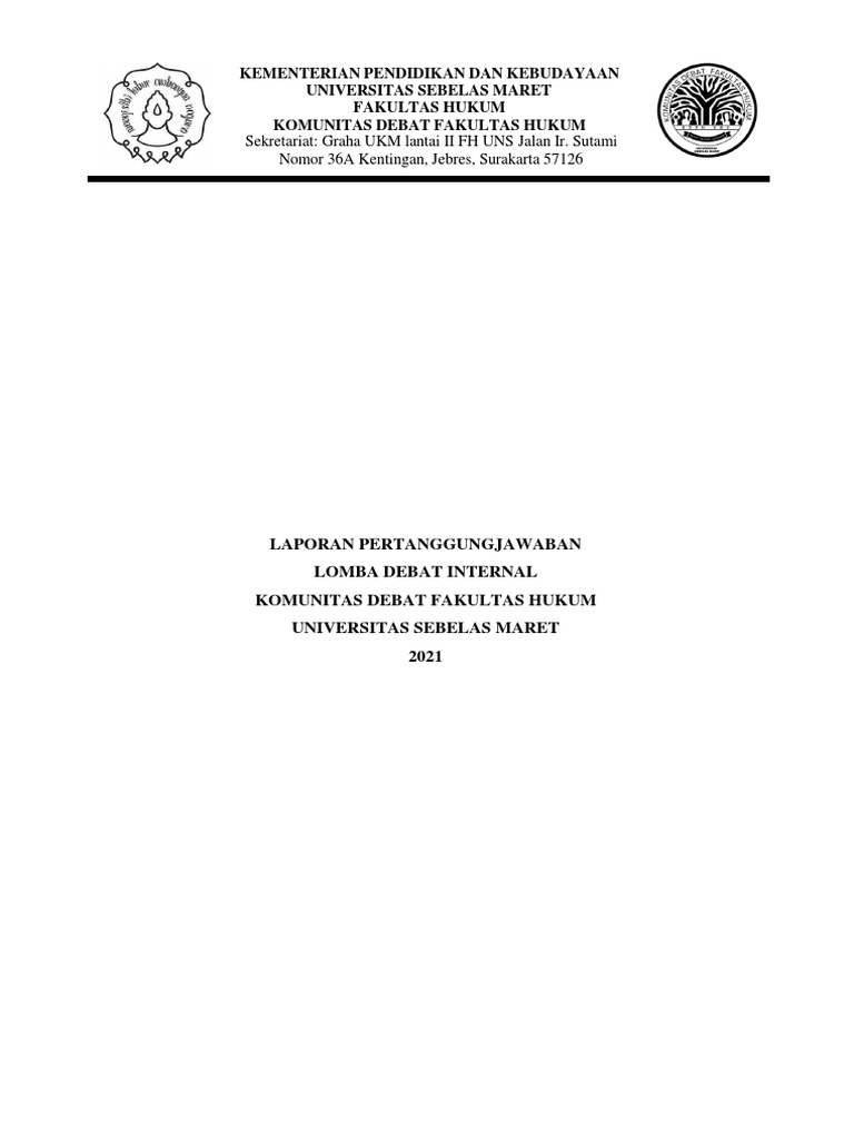 Laporan Pertanggungjawaban Ldi 2021 | PDF | Seni