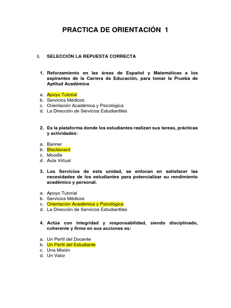 PRACTICA - 1 de Orientacion | PDF | Moodle | Salón de clases