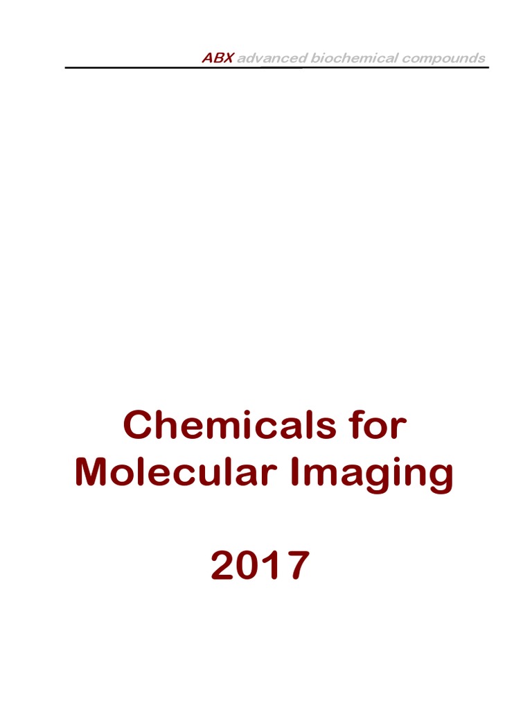 Abx Chemicals Catalogue 2017 Pdf Positron Emission Tomography