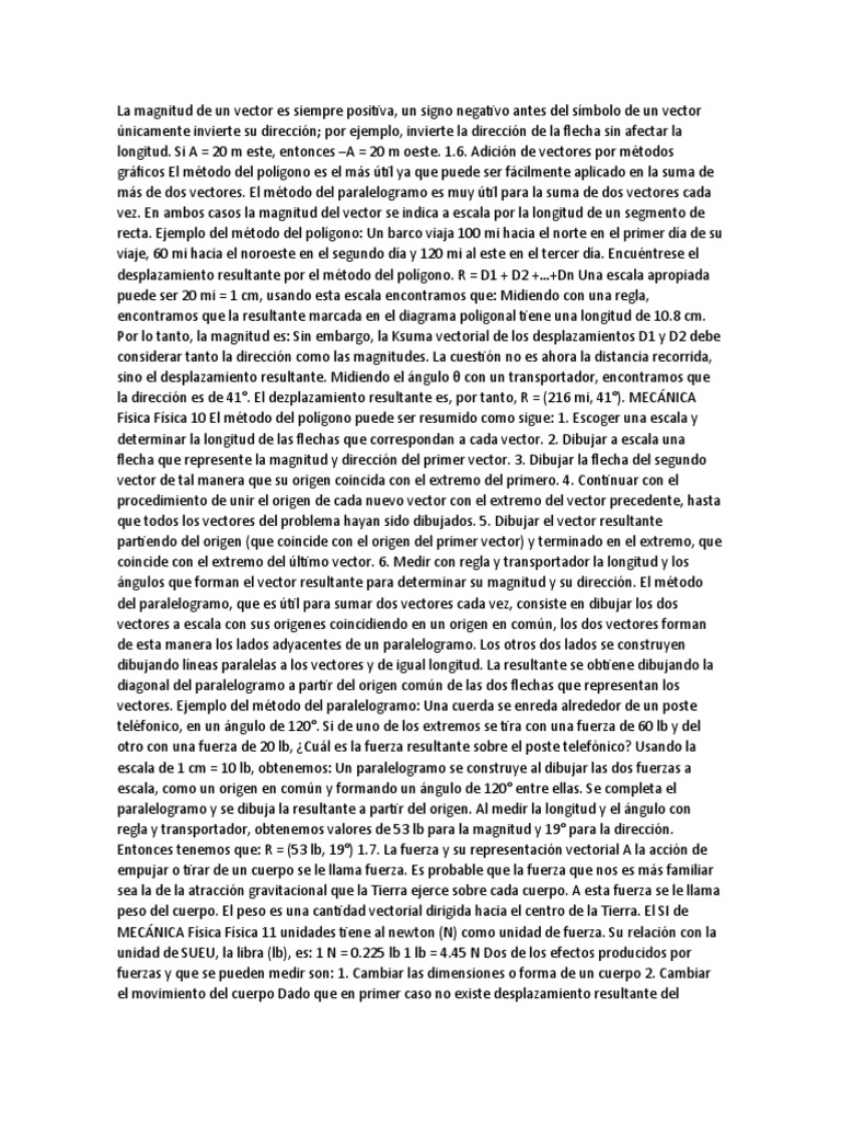 La Magnitud de Un Vector Es Siempre Positiva | PDF | Vector Euclidiano ... La Magnitud de Un Vector Es Siempre Positiva | PDF | Vector Euclidiano ...