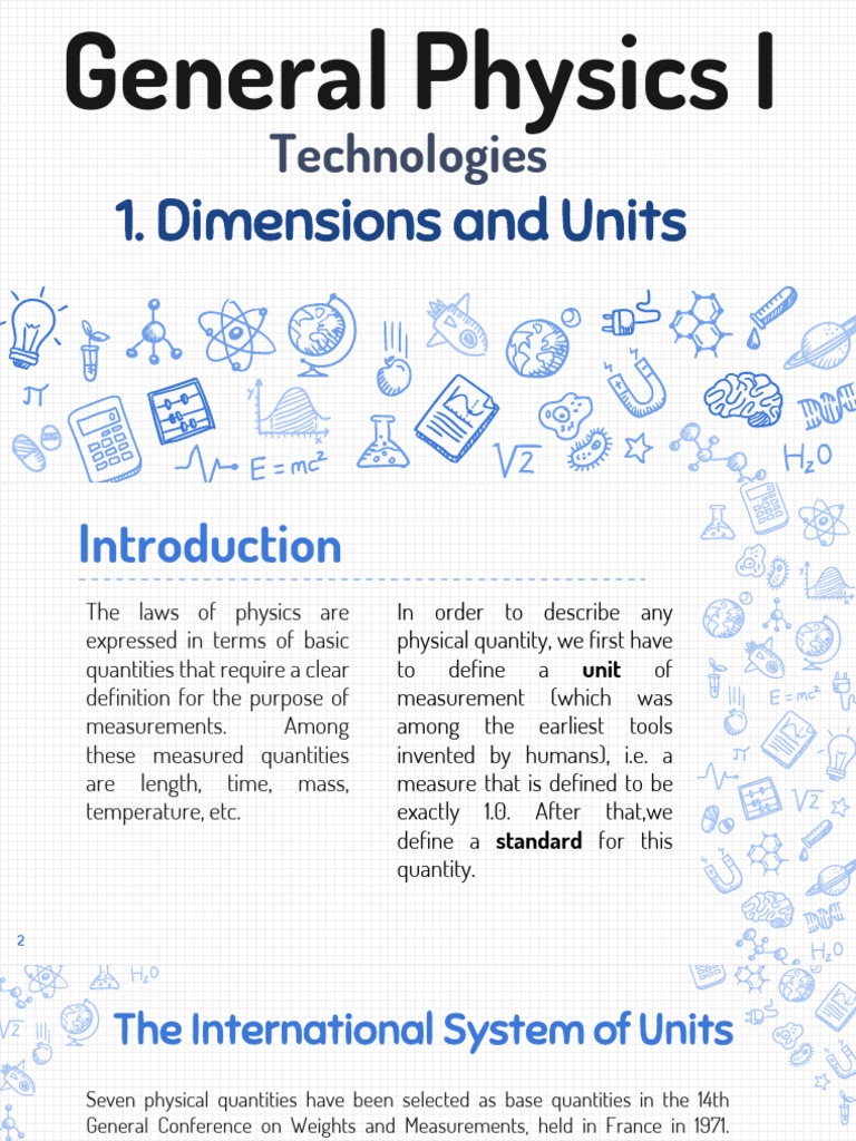 Física - Cap 1 - Dimensions and Units | PDF | International System Of ...