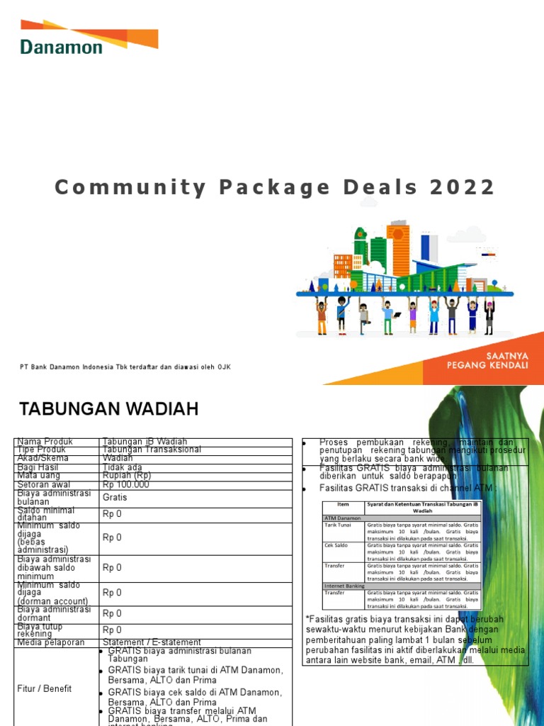 Produk Tabungan dan Kredit Danamon | PDF