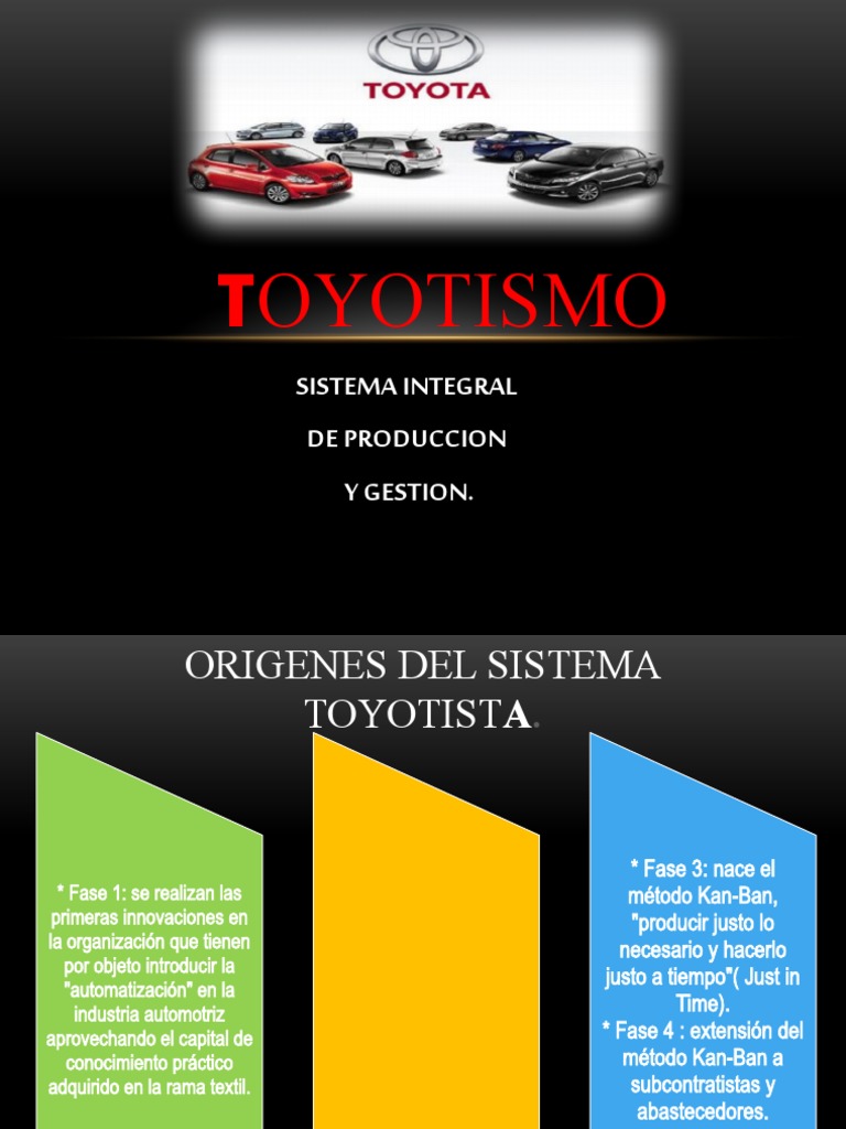 TOYOTISMO | PDF | Lean Manufacturing | Economias