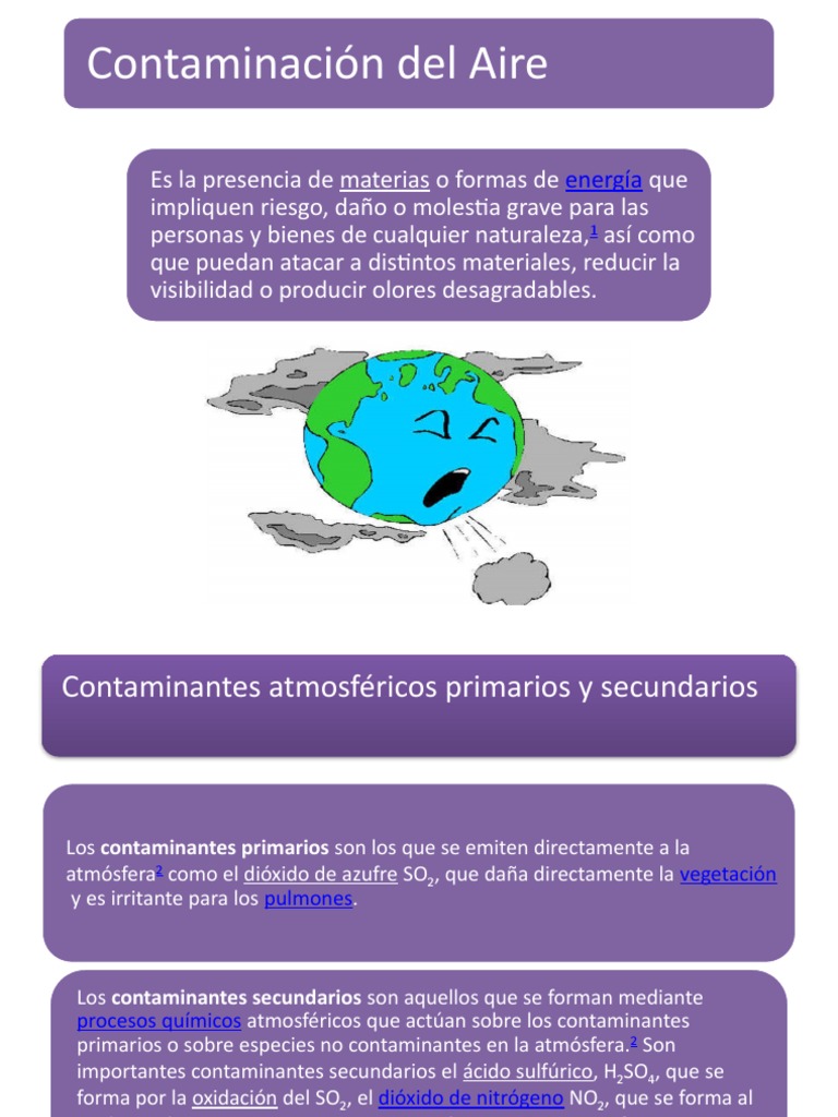 Contaminacion Del Aire | PDF
