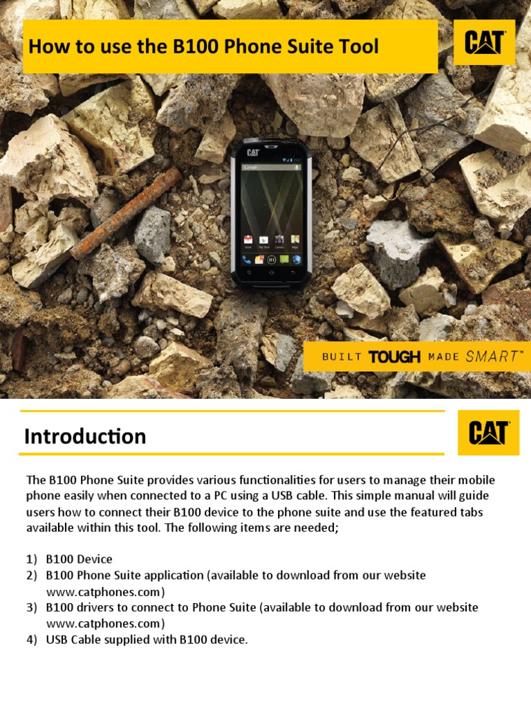 How To Use The B100 Phone Suite Tool | PDF | Multimedia Messaging ...