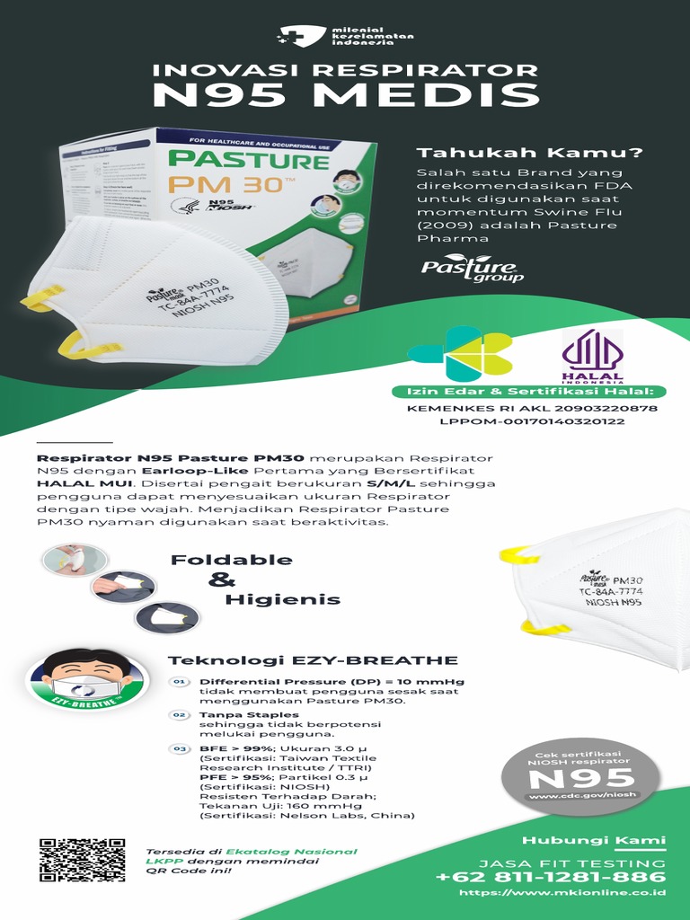 Banner Respirator N95 Medis 60x160 | PDF