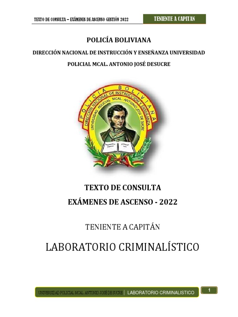 04 Laboratorio Criminalistico | PDF | Ciencia forense | Teoría