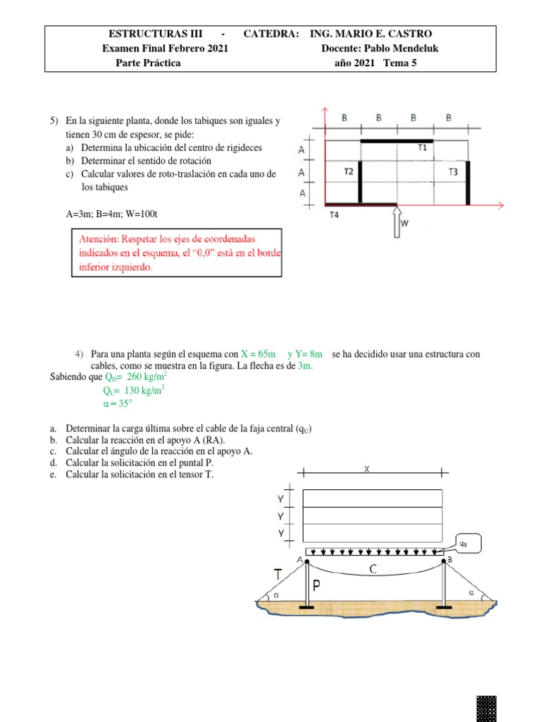 Estructuras 3 Final | PDF