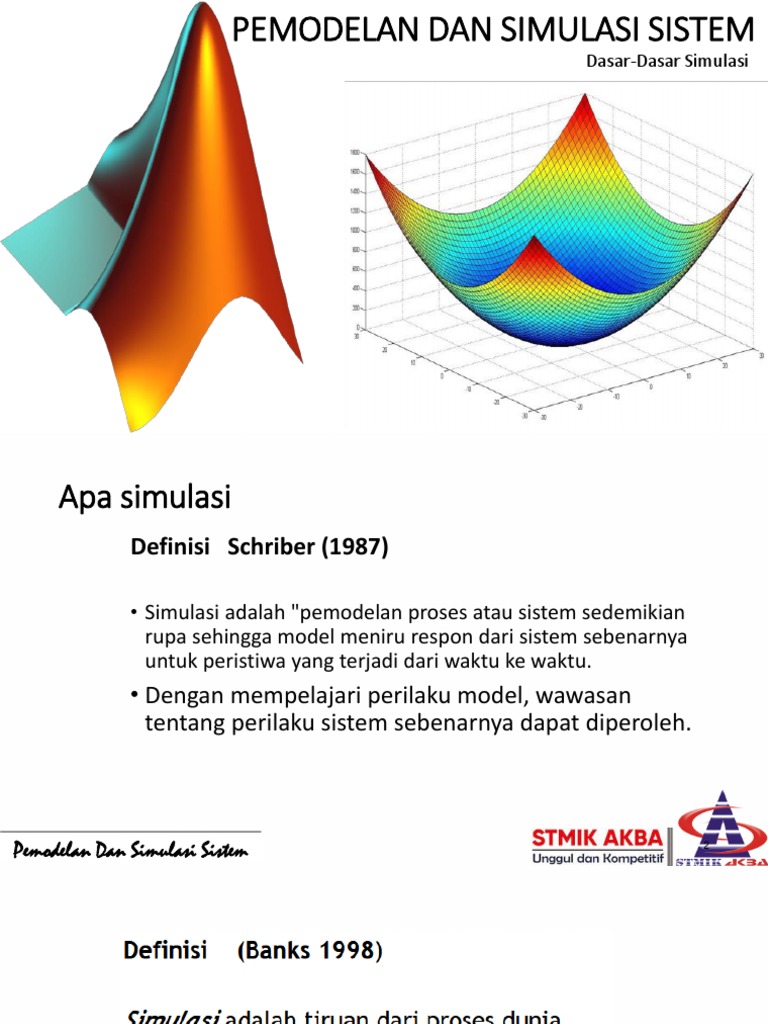 Definisi dan Pentingnya Simulasi | PDF | Komputer | Teknologi & Rekayasa