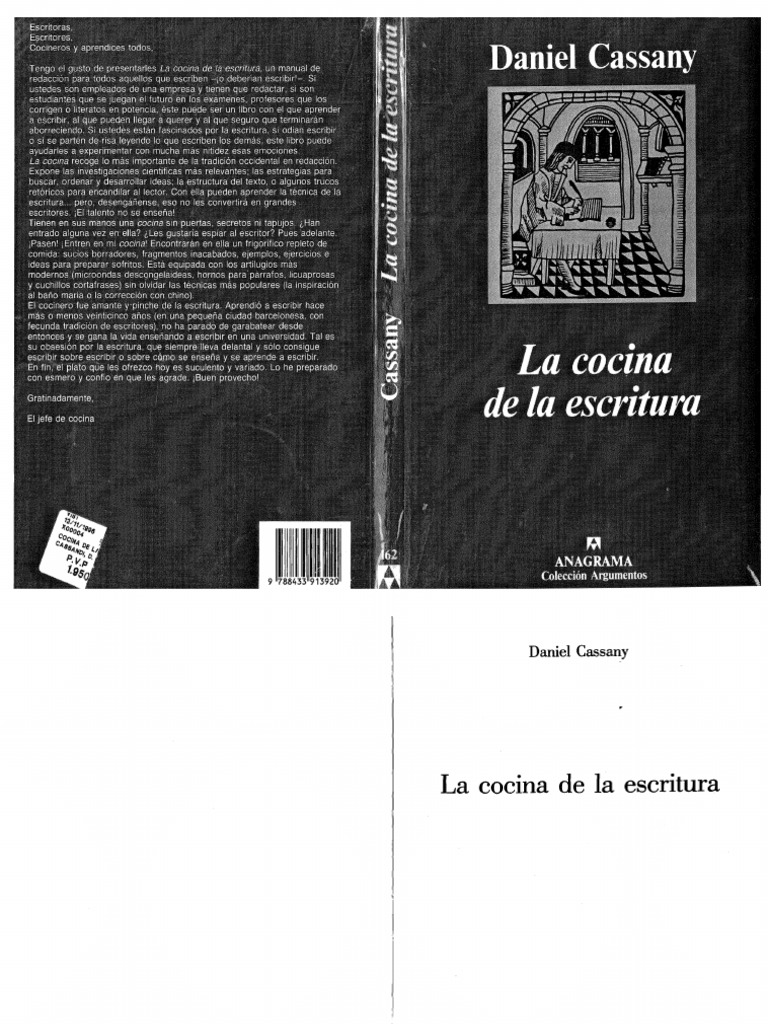 Cassany - La Cocina de La Escritura (Reducido) | PDF | Dialecto ...