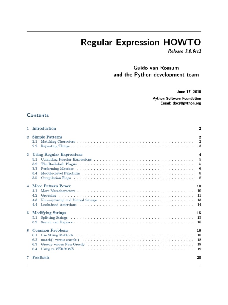 Howto Regex | Download Free PDF | Regular Expression | String (Computer ... Howto Regex | Download Free PDF | Regular Expression | String (Computer ...