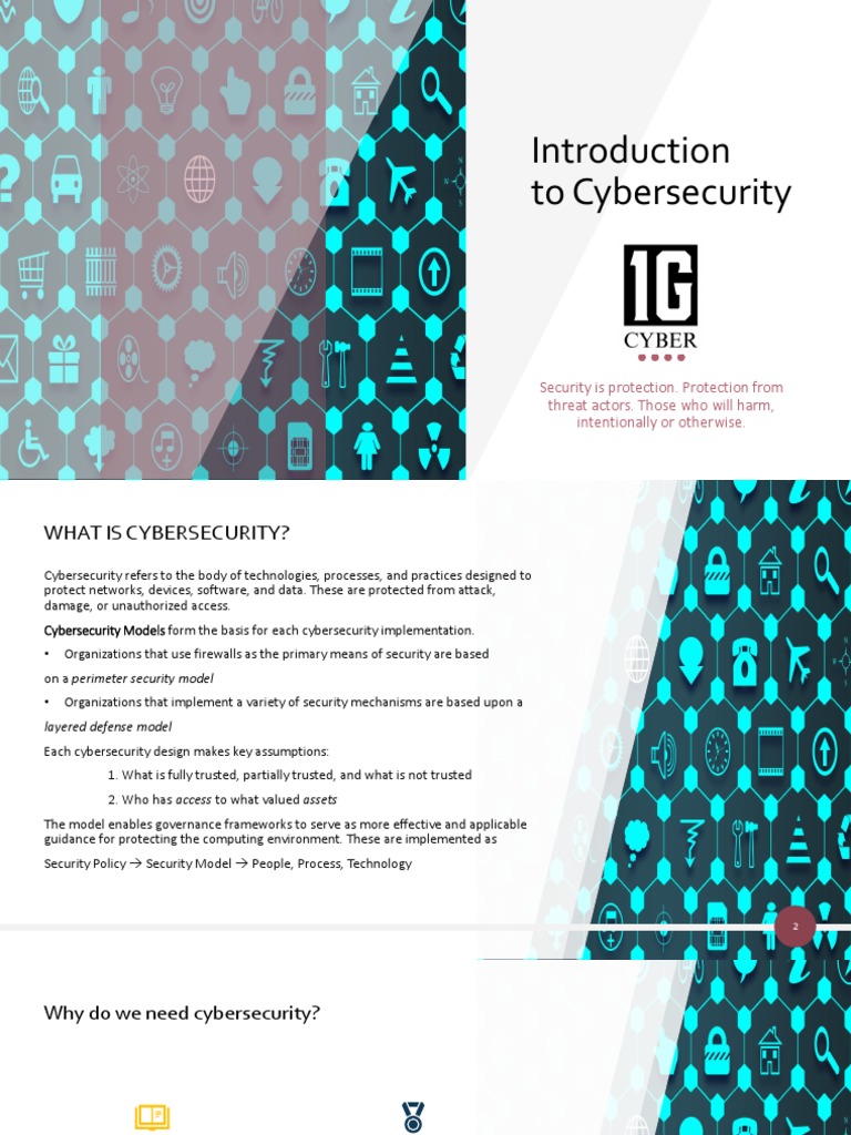 Introduction To Cybersecurity Pdf Information Security Security