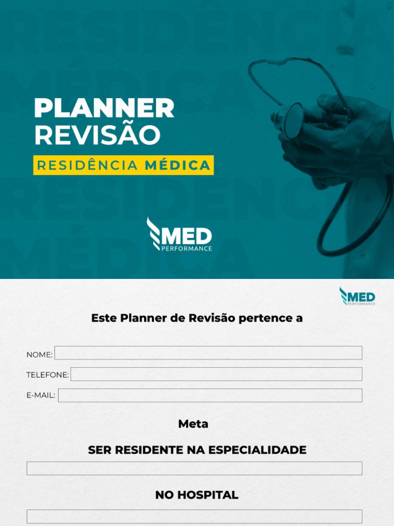 Planner de Revisão MED | PDF