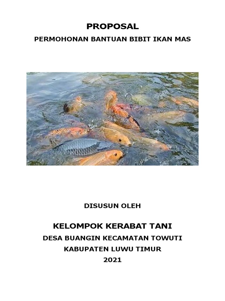 Proposal Ikan Mas | PDF