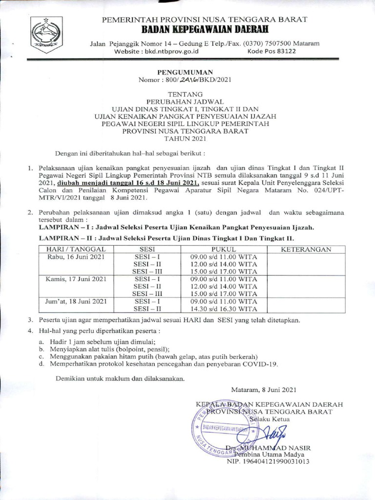 Perubahan Jadwal UDIN Dan PI Thn. 2021 Terbaru - Compressed | PDF
