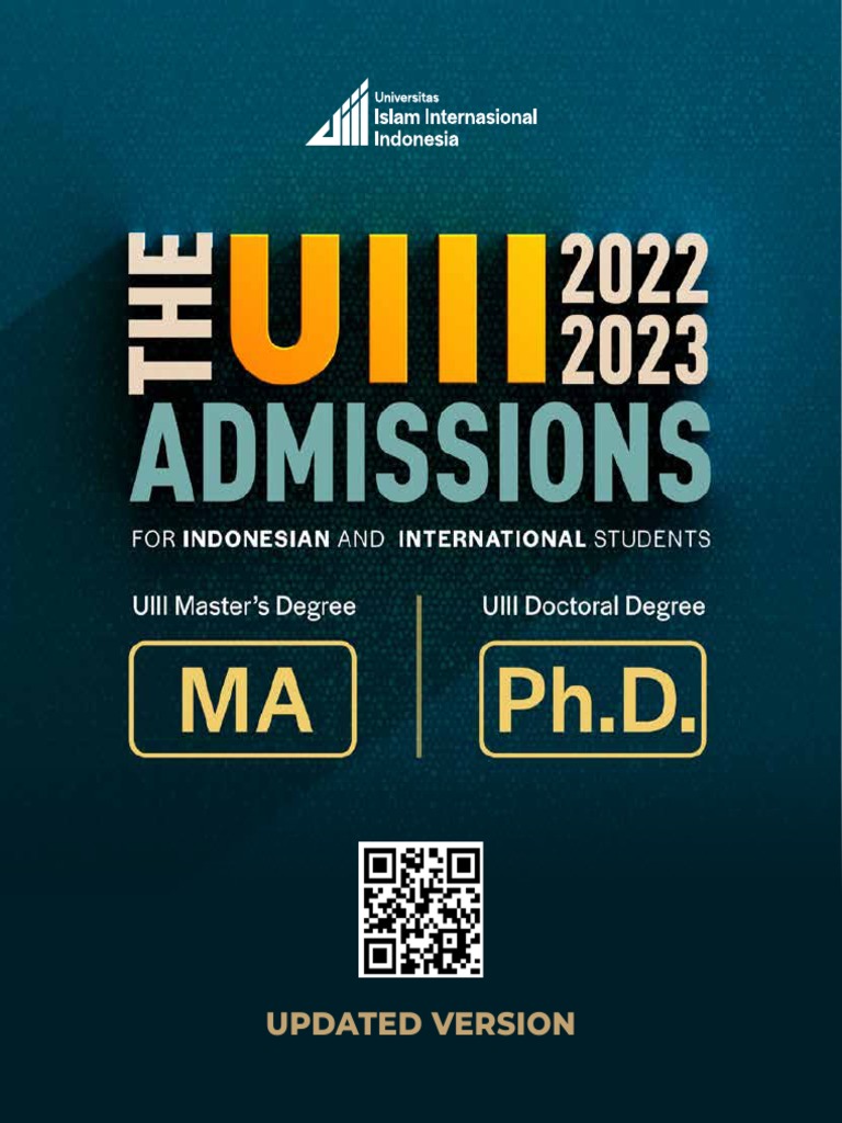 UPDATED - UIII Admission 2022 - 2023 | PDF | Doctor Of Philosophy ...