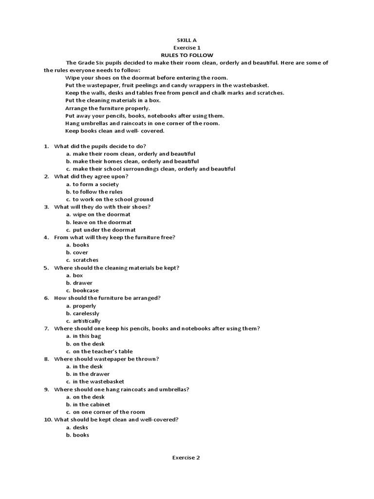 Grade 6 WITH QUESTIONS Developing Reading Power Mangosteen | PDF ...