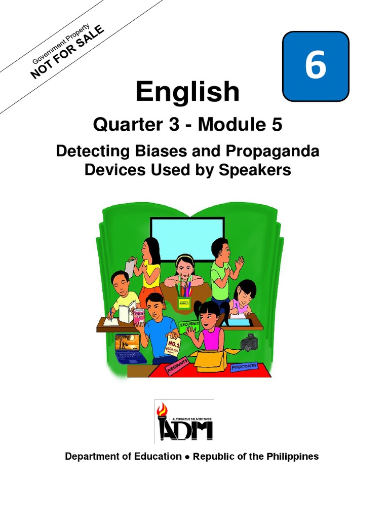 English 6 Q3 W5 | Download Free PDF | Propaganda | Bias