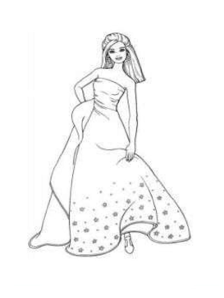 Mewarnai Barbie | PDF