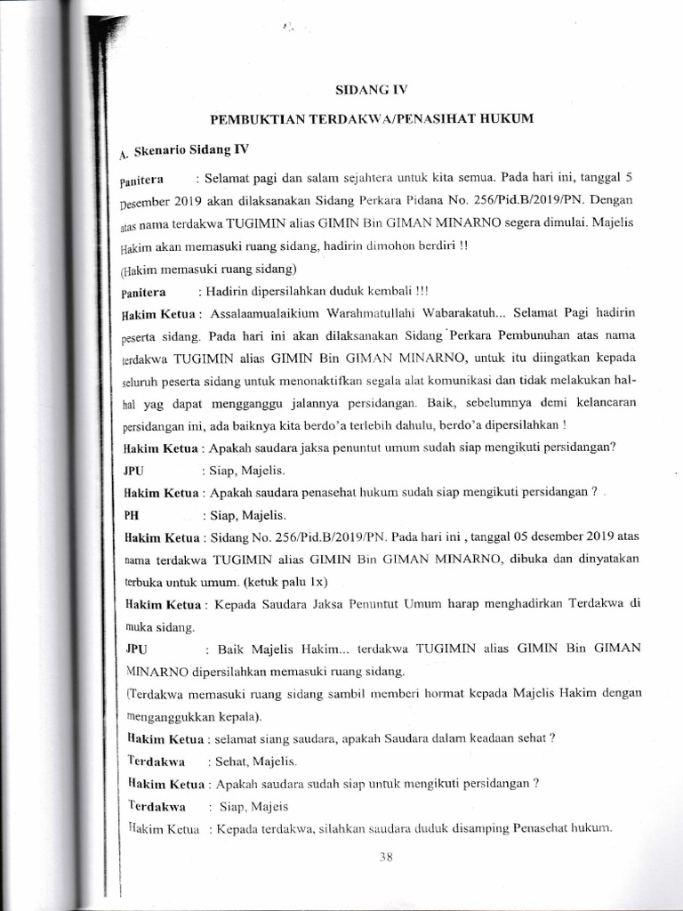 Pembuktian Terdakwa Penasesihat Hukum | PDF | Ilmu Sosial | Hukum
