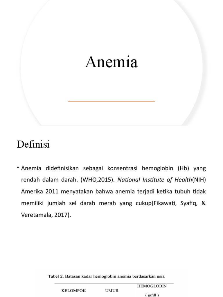 Materi Anemia | PDF
