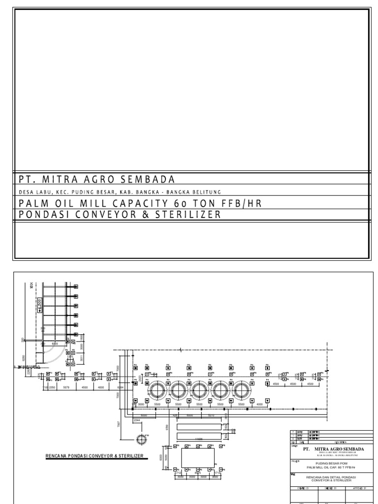 5 pondasi FFB Conveyor Sterilzer PDF