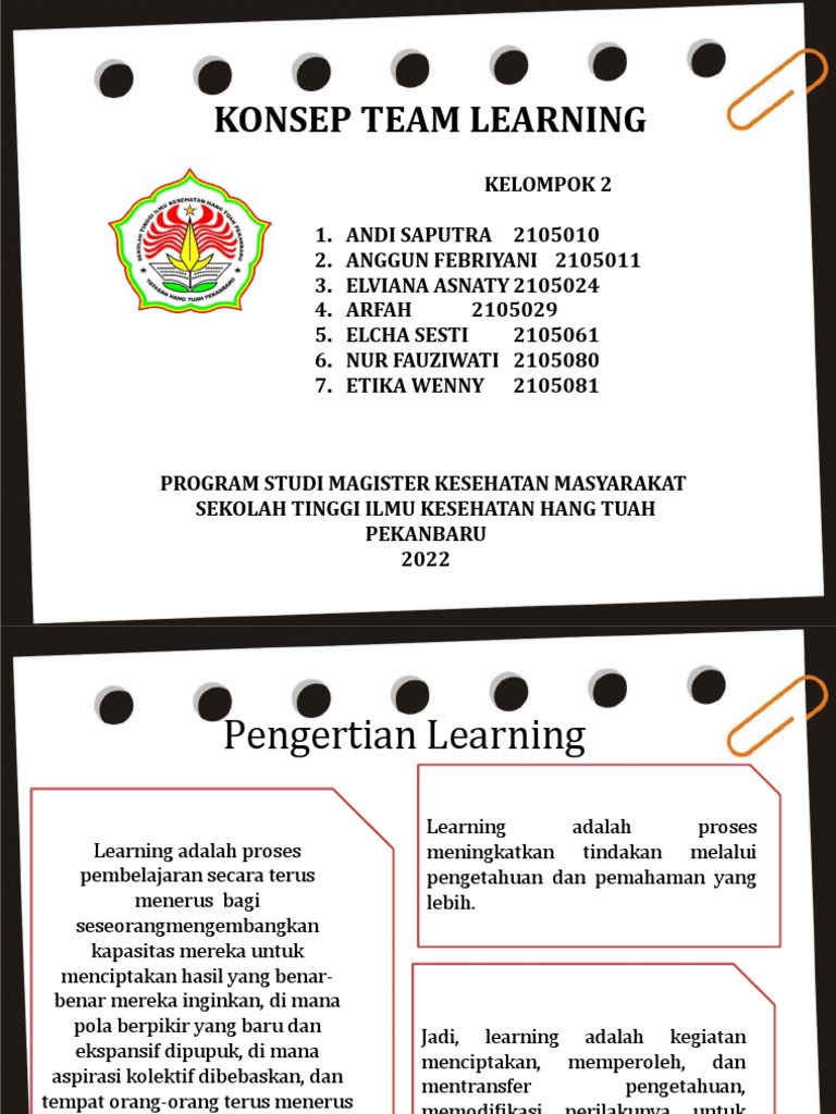 Kelompok 2 Team Learning | PDF | Karier & Perkembangan