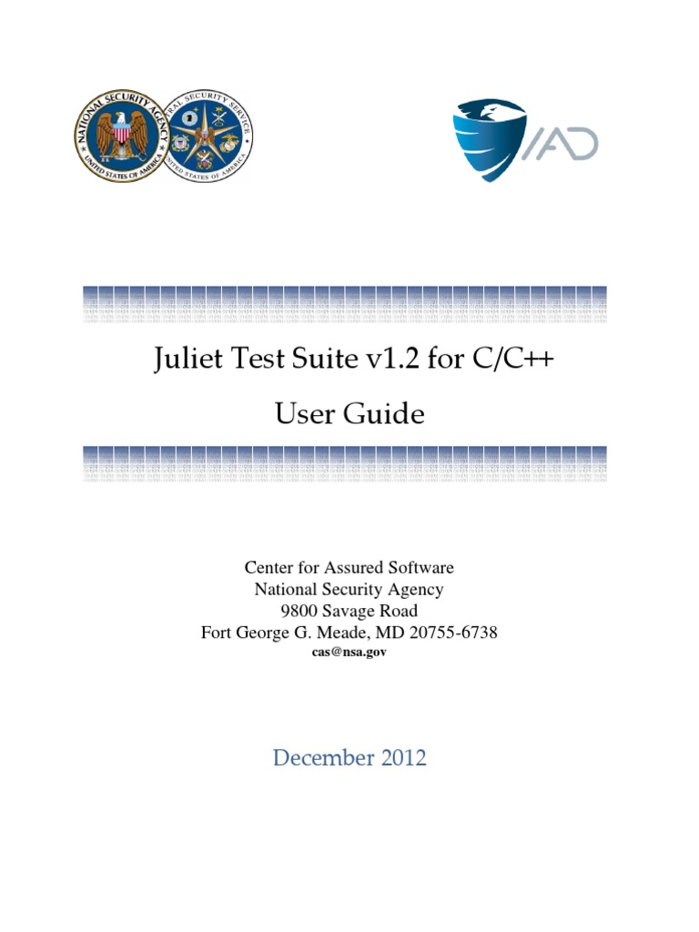 Juliet Test Suite v1.2 For C CPP - User Guide | PDF | C++ | Class ...
