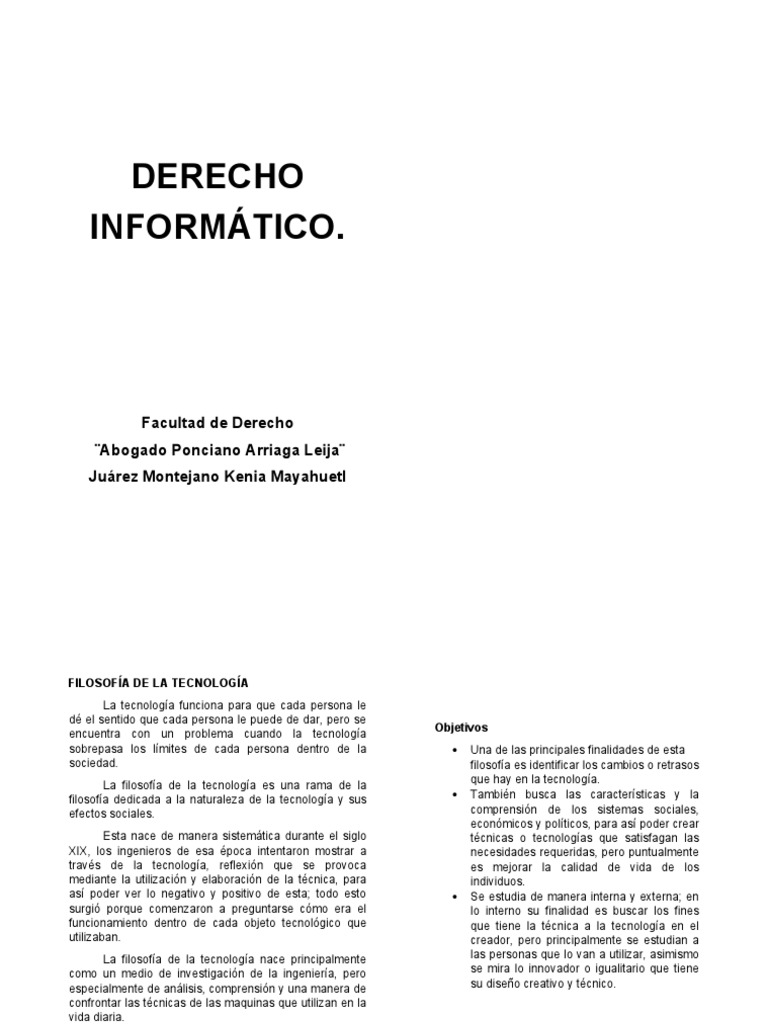 Derecho Informático | PDF | Gobierno E | Internet