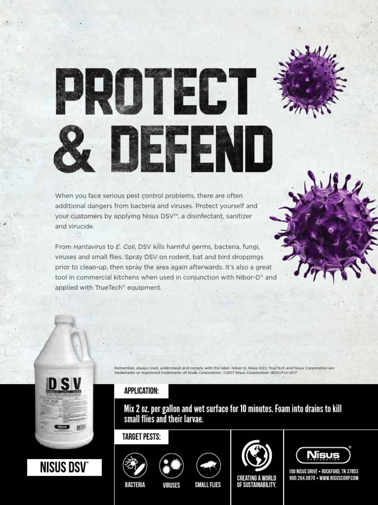 Nisus DSV Label | PDF | Disinfectant | Gallon