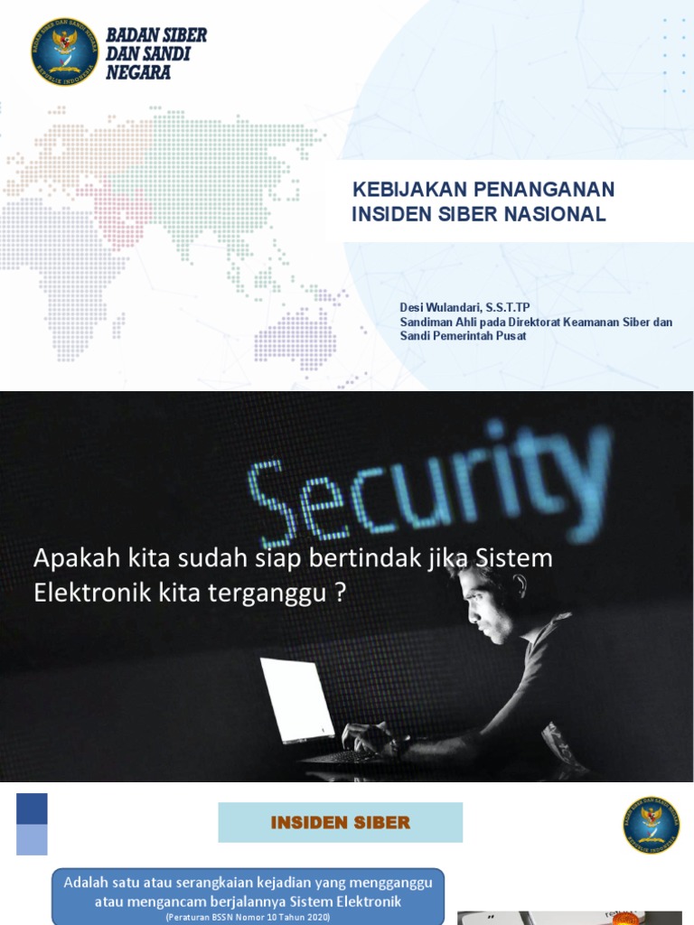 Kebijakan Insiden Siber Nasional | PDF