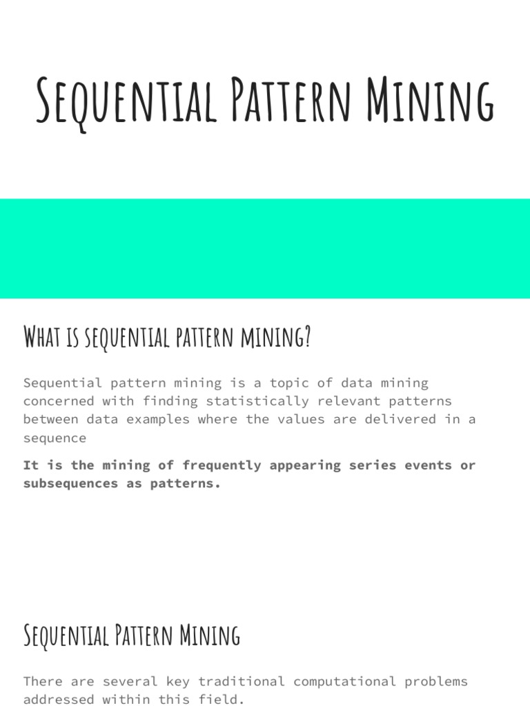 Sequential Pattern Mining Pdf Sequence Alignment String Computer Science