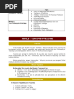 PROFED TSC Lesson2 | PDF | Curriculum | Learning