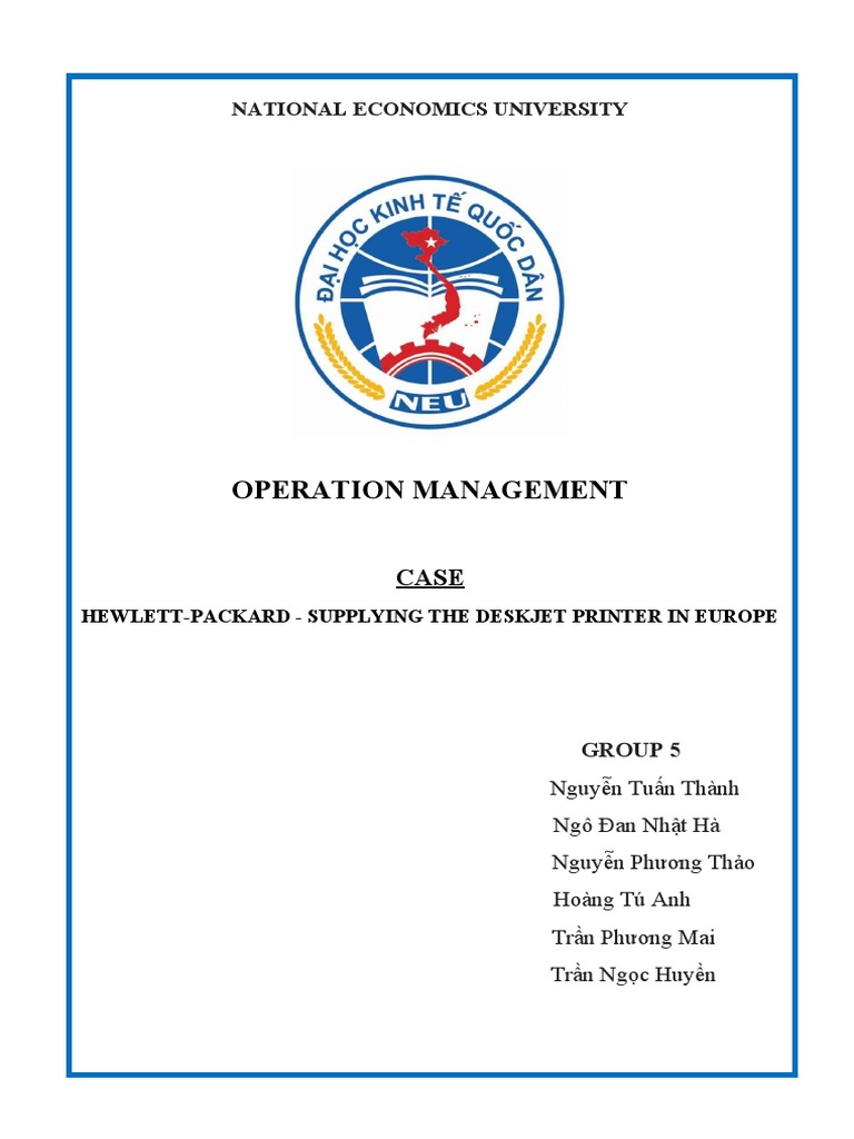 Group 5 OM | PDF | Inventory | Supply Chain
