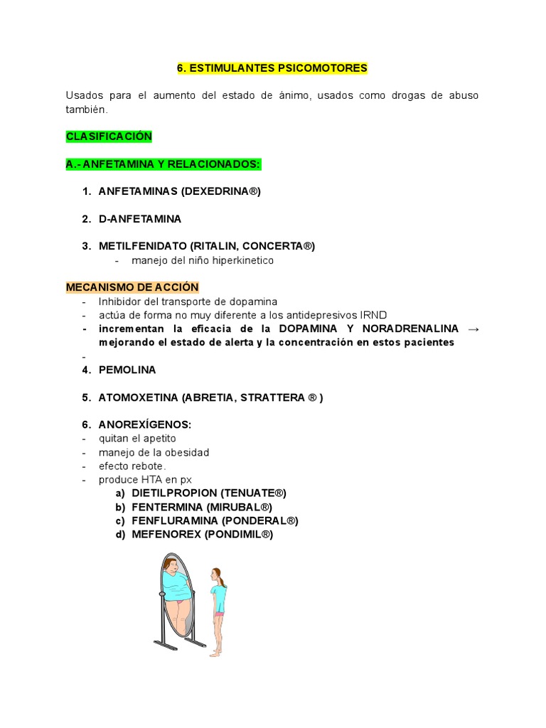 Estimulantes Psicomotores | PDF | Estimulante | Especialidades Medicas