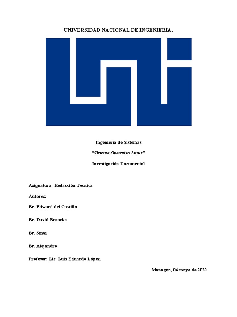 Investigacion Documental Final | PDF | Distribución de Linux | Sistema ...