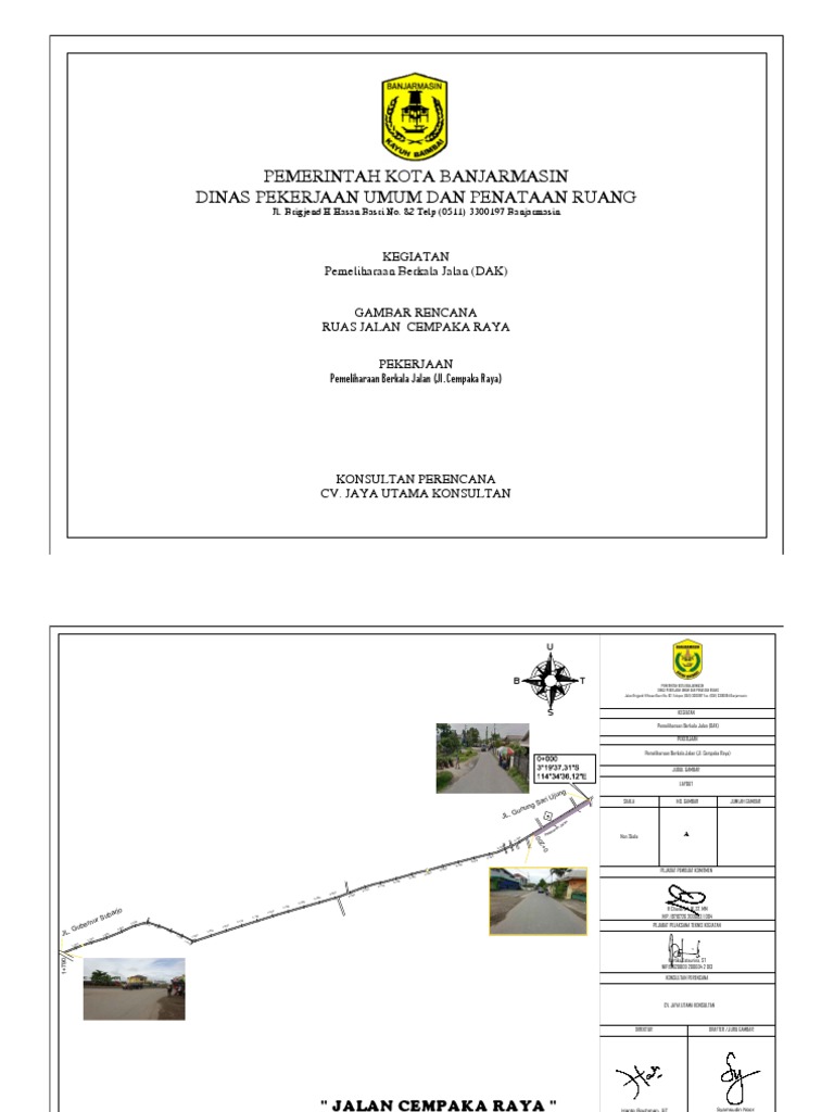 Pemeliharaan Jalan Cempaka Raya | PDF