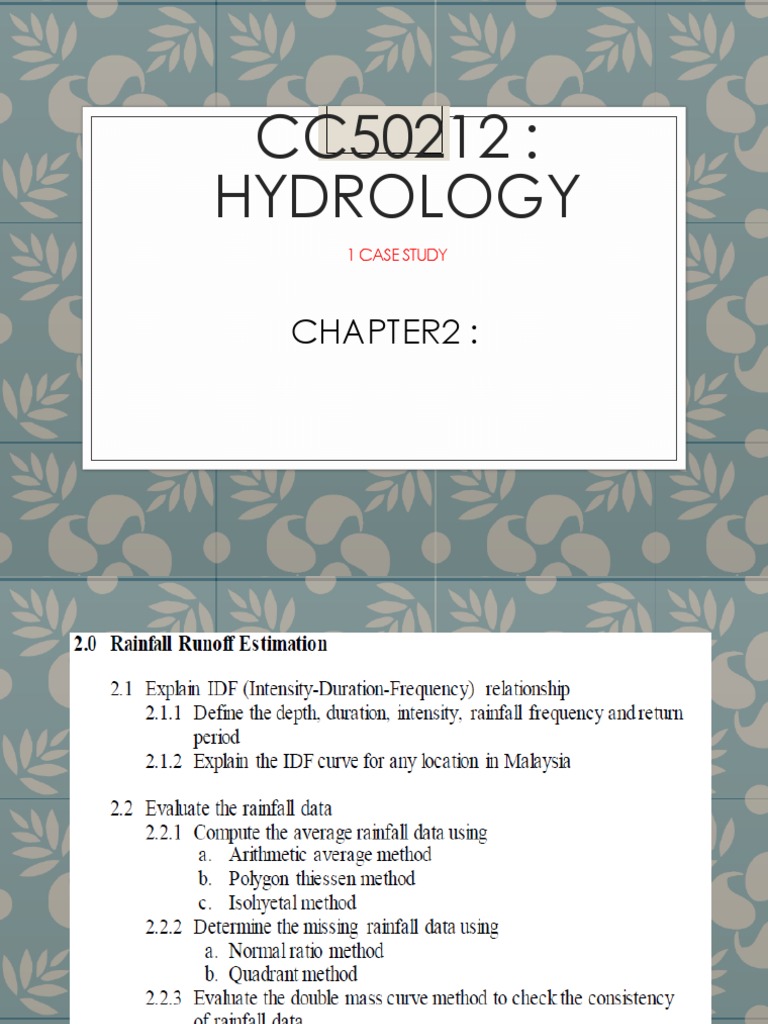 Chapter 2 | PDF | Rain | Flood