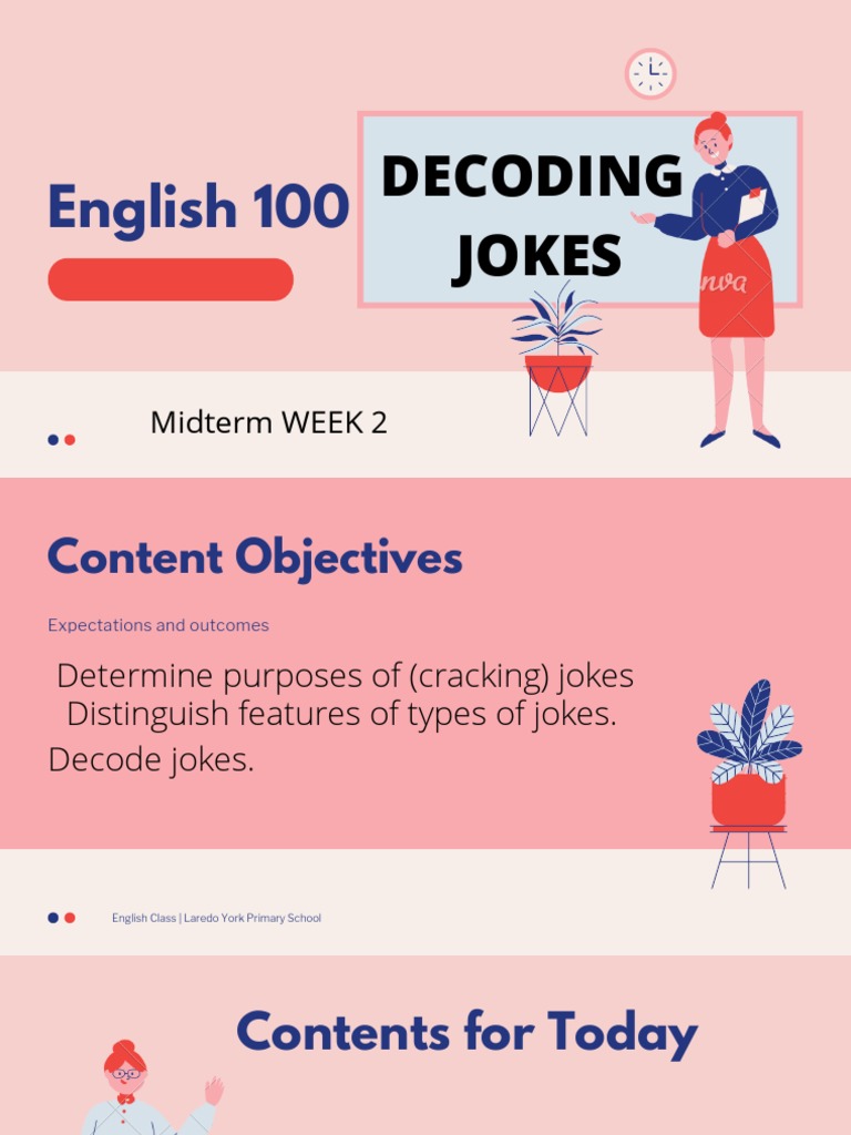 Decoding Jokes 1 | PDF | Jokes | Humour
