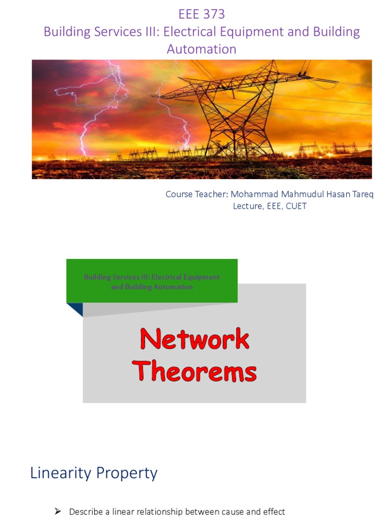 Network Theorems | PDF | Analog Circuits | Electrical Engineering Network Theorems | PDF | Analog Circuits | Electrical Engineering