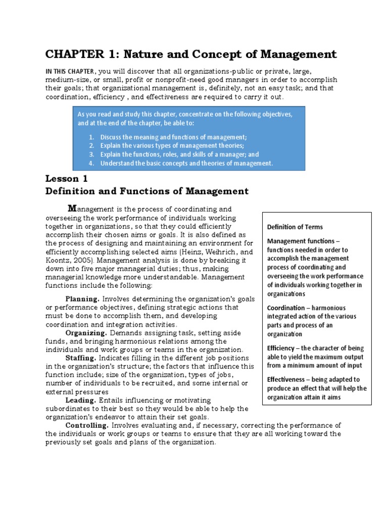 Chapter 1 | PDF | Quality (Business) | Goal