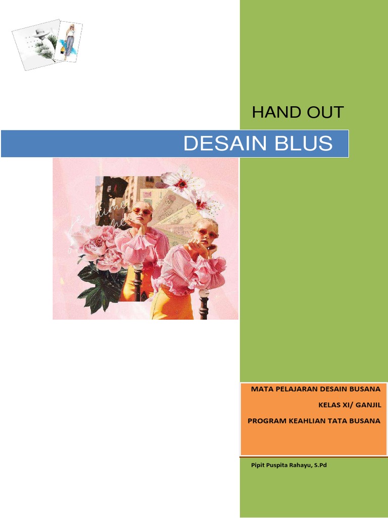 Handout Desain Blus | PDF