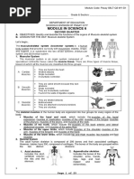 Module 6 Science 6 | PDF | Muscle | Skeletal Muscle