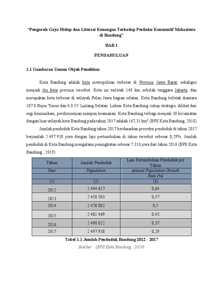 Pengaruh Gaya Hidup | PDF