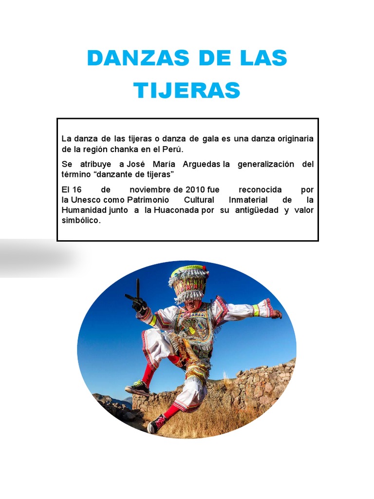 Danzas Típicas Del Perú | PDF | Perú | Bailes