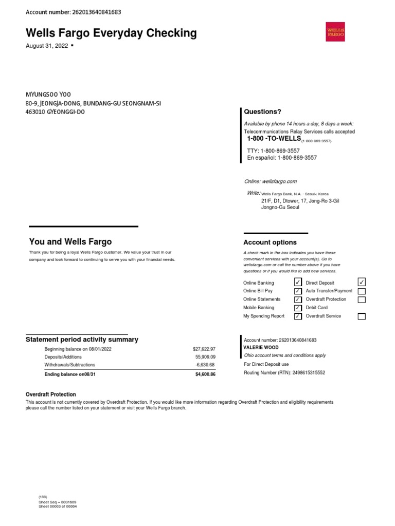 Myungsoo Yoo | PDF | Overdraft | Fee